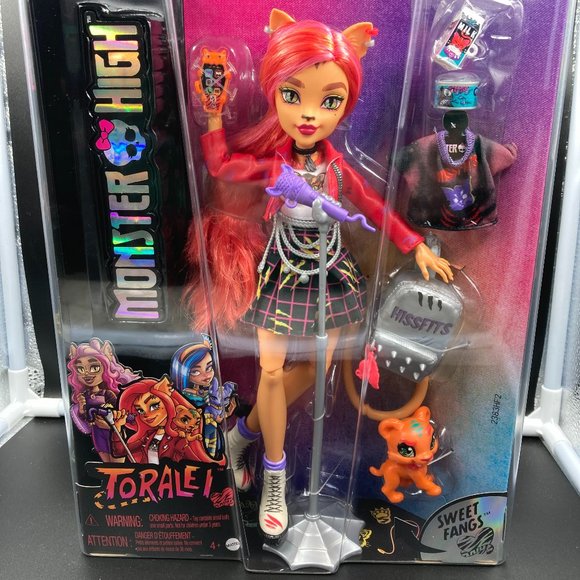 Mattel | Toys | Monster High Toralei Stripe Doll G3 222 Reboot Sweet ...